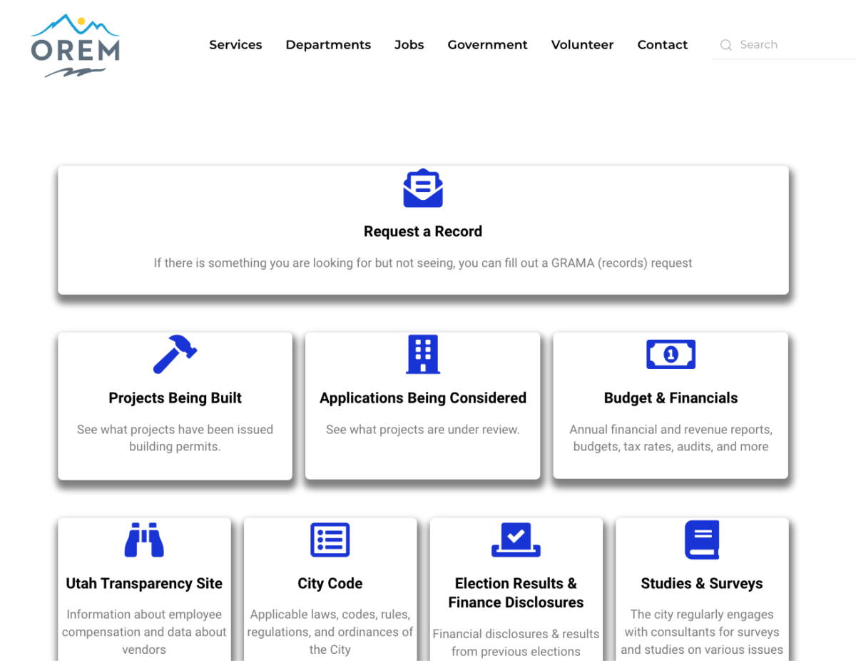 Orem city to get new transparency portal on city website | News, Sports ...